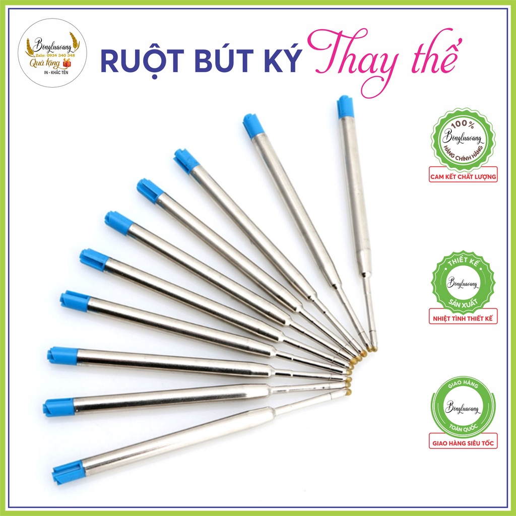 Ruột bút bi, ruột bút ký thay thế tiện dụng nhiều loại bút xoay kim ...