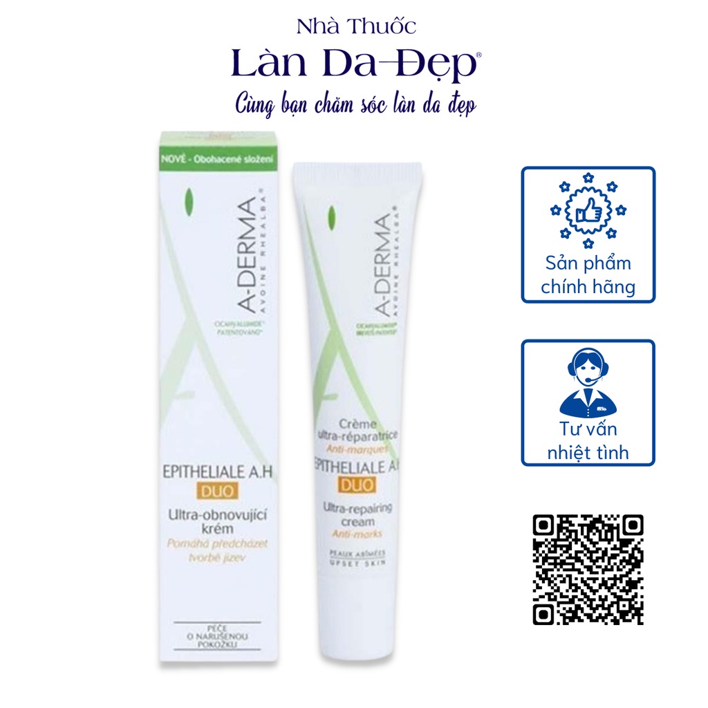 Kem dưỡng ẩm A-derma Epitheliale A.H Duo Ultra-repairing Cream | Shopee ...