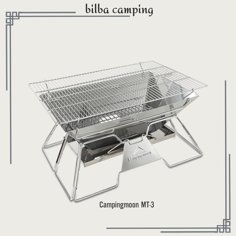 Bếp nướng BBQ du lịch dã ngoại campingmoon MT-3 than hoa gấp gọn ngoài trời - Billba Camping ...