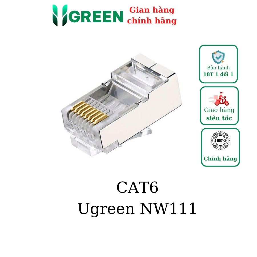 Đầu bấm mạng Cat6 RJ45 Ugreen 20333 50247 50248 | Shopee Việt Nam