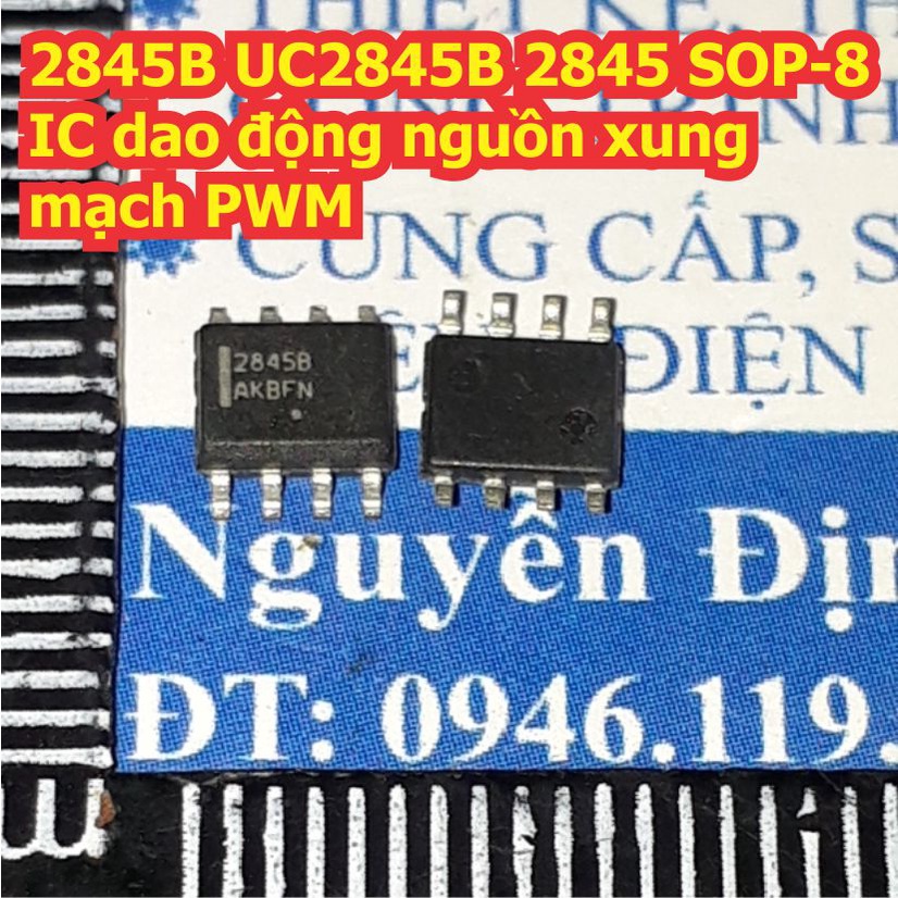 5 con 2845B UC2845B 2845 UC2845N UC2845 SOP-8 / DIP-8 IC dao động nguon ...