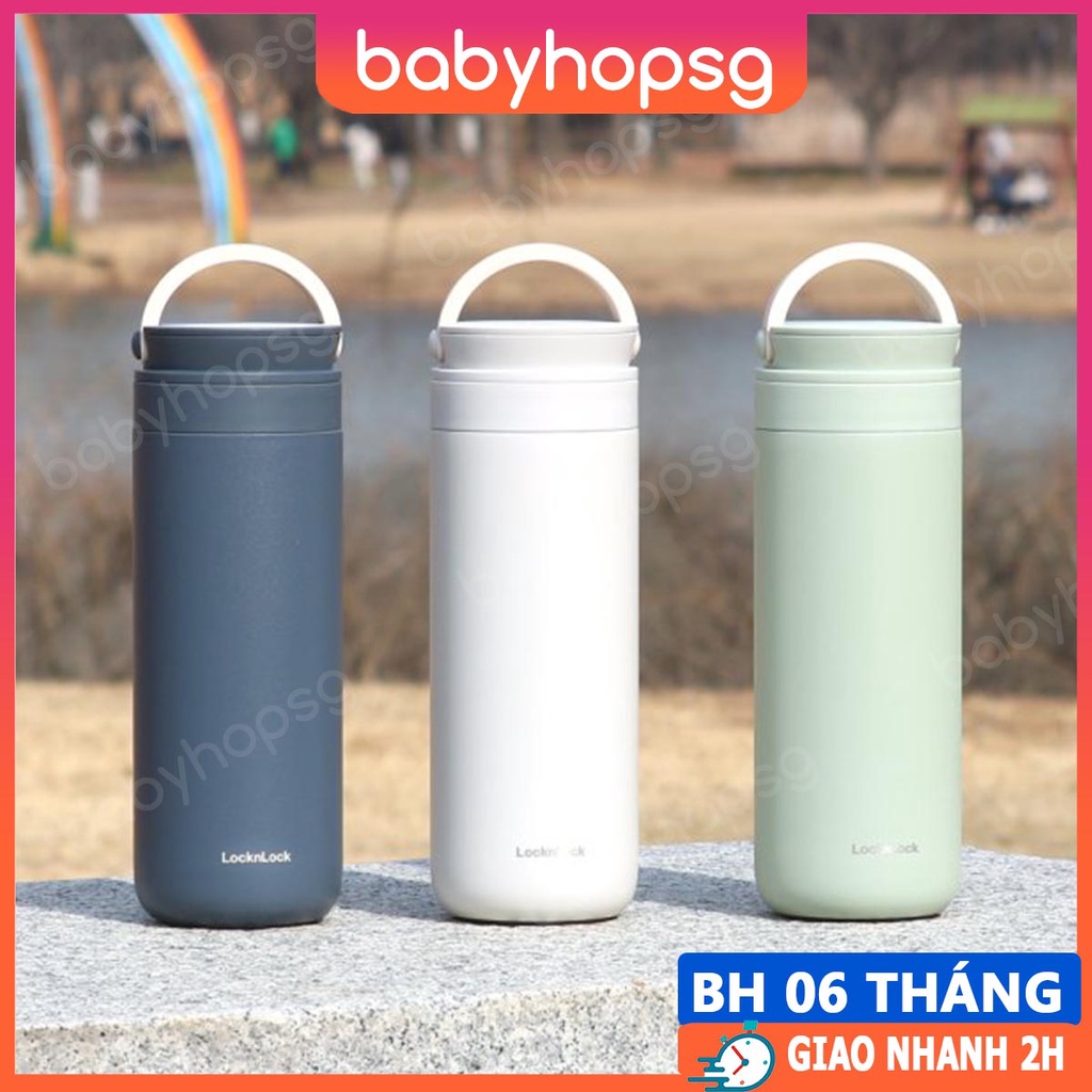Bình giữ nhiệt LocknLock Metro Two Way LHC4274 475ml , LHC4272 237ml, có quay xách, thép không ...