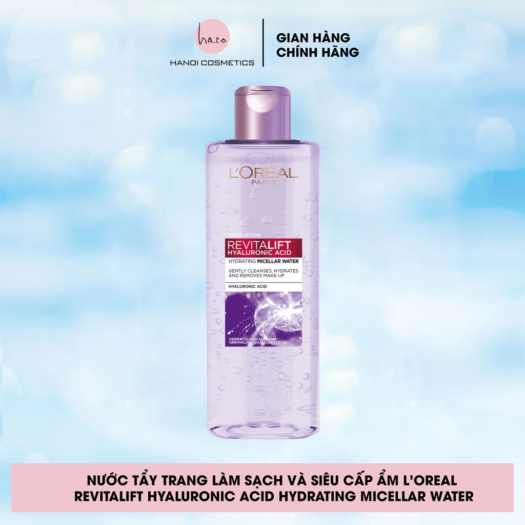 Nước tẩy trang L'Oreal Paris 3-in-1 Micellar Water 400ml | Shopee Việt Nam