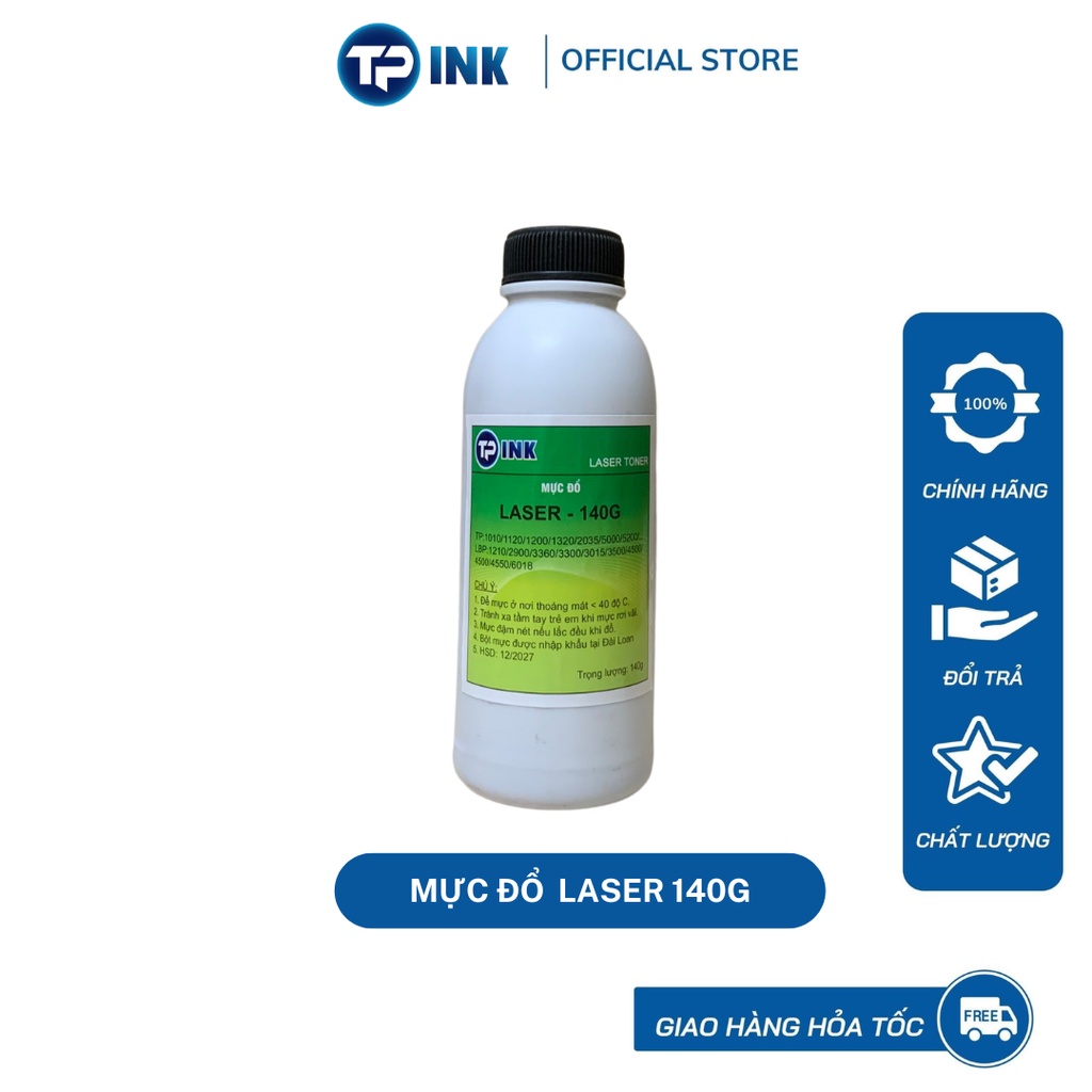 Mực đổ laser 140g thương hiệu TP-ink dùng cho máy in HP, CANON 1200,2900,2035,1300 | Shopee Việt Nam
