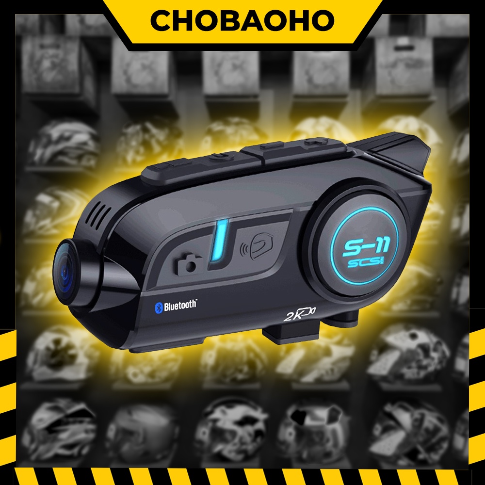 [Chính Hãng] Tai Nghe Bluetooth SCS S11 + Camera 2k | Shopee Việt Nam