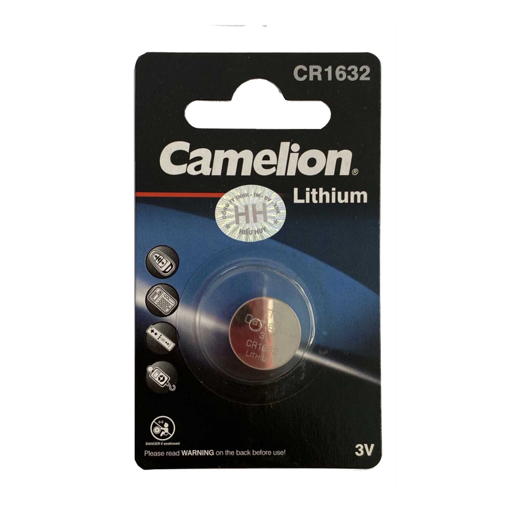 Pin CR1632 _Camelion CR1632; Pin 3v lithium Camelion CR1632 chính hãng (Loại Vỉ 1viên) | Shopee ...