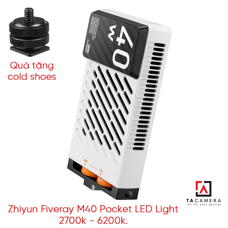 Đèn LED Siêu Sáng - Zhiyun Fiveray M40 Pocket LED Light - 40w - Bảo ...