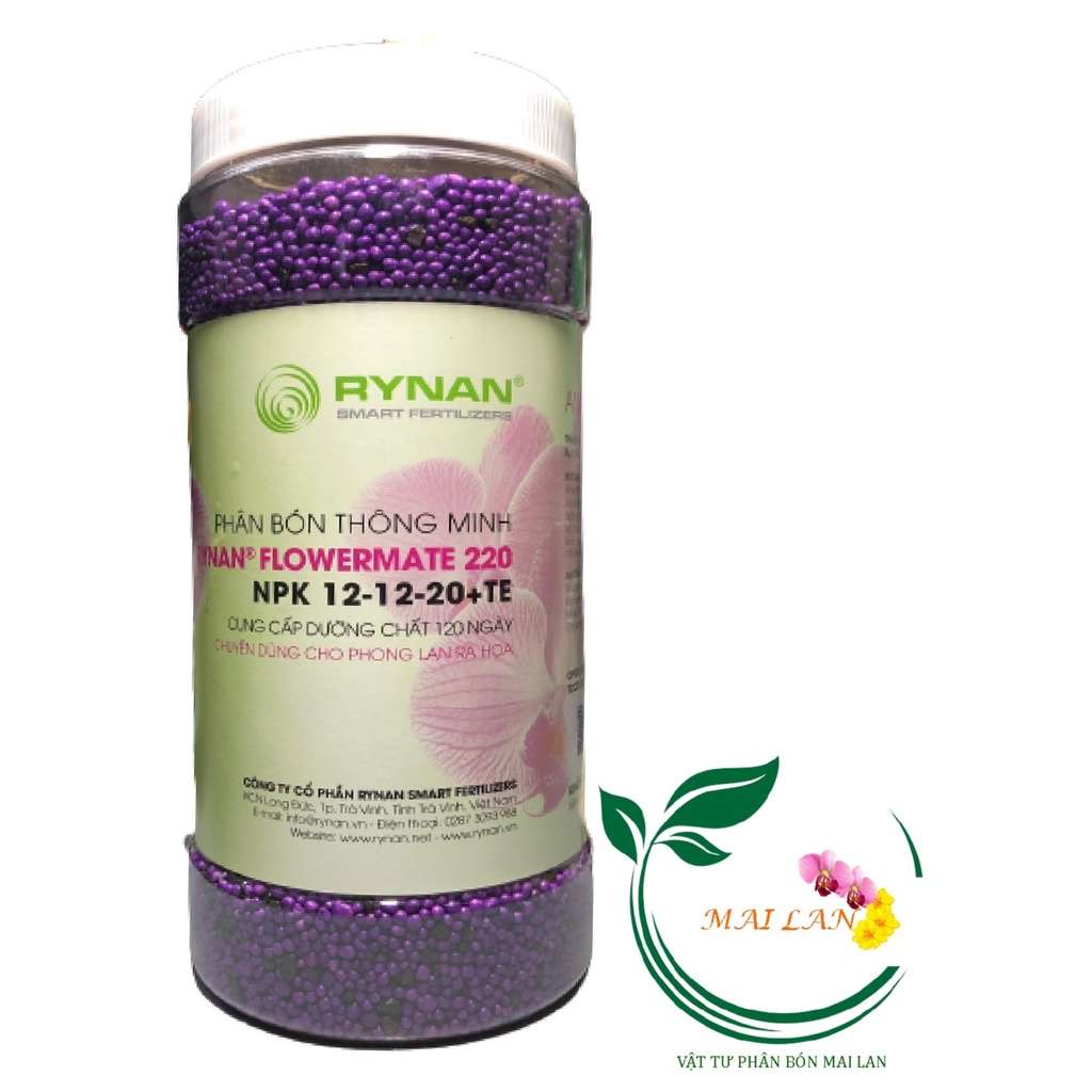 Phân Bón Thông Minh Rynan Flowermate 220 NPK 12-12-20+TE Dành Cho Cây ...