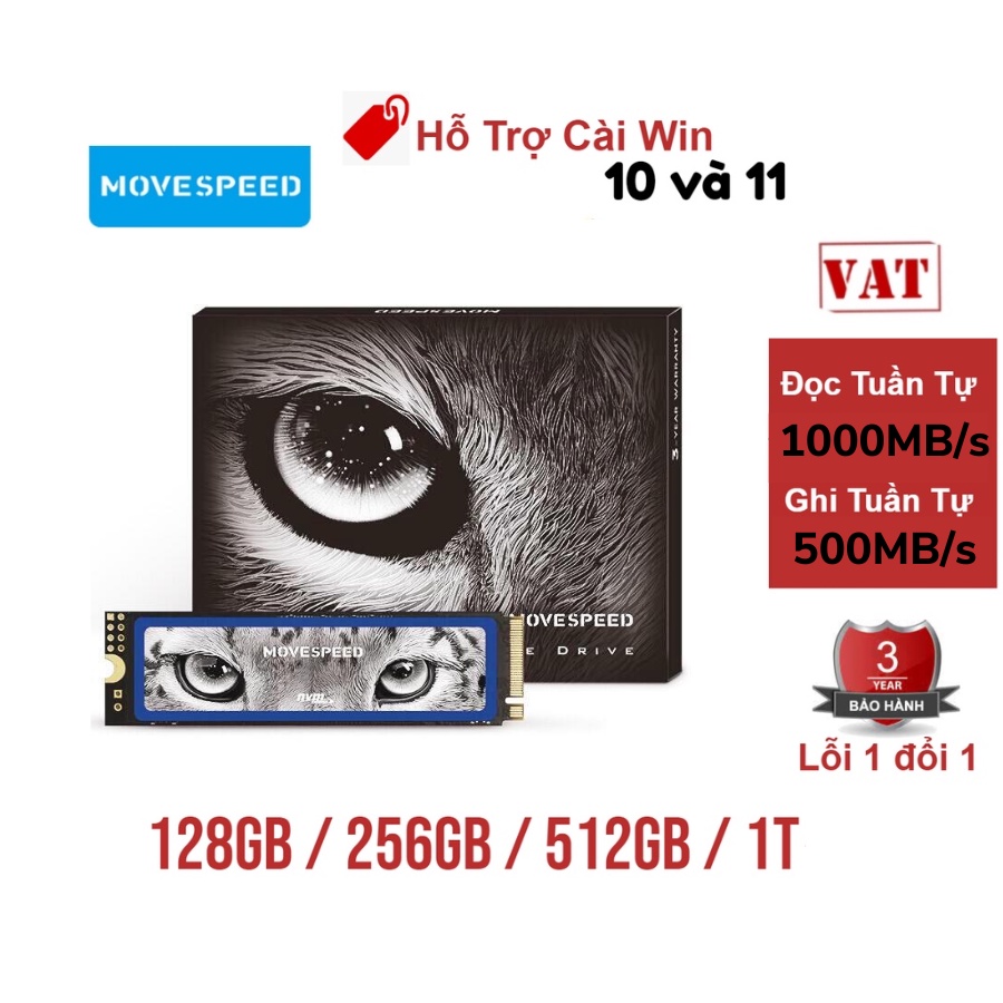 Ổ cứng ssd MOVE SPEED NVMe 128GB PCIe có DRAM Gen3x4 M.2 2280- New ...