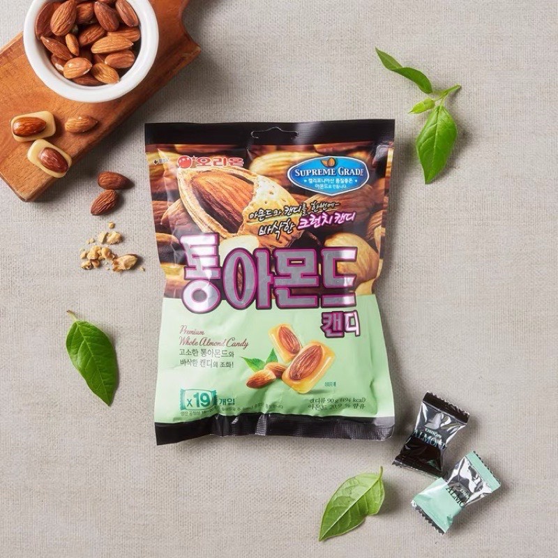 Kẹo Hạnh Nhân Almond Orion Hàn Quốc 90g - 통아몬드 | Shopee Việt Nam