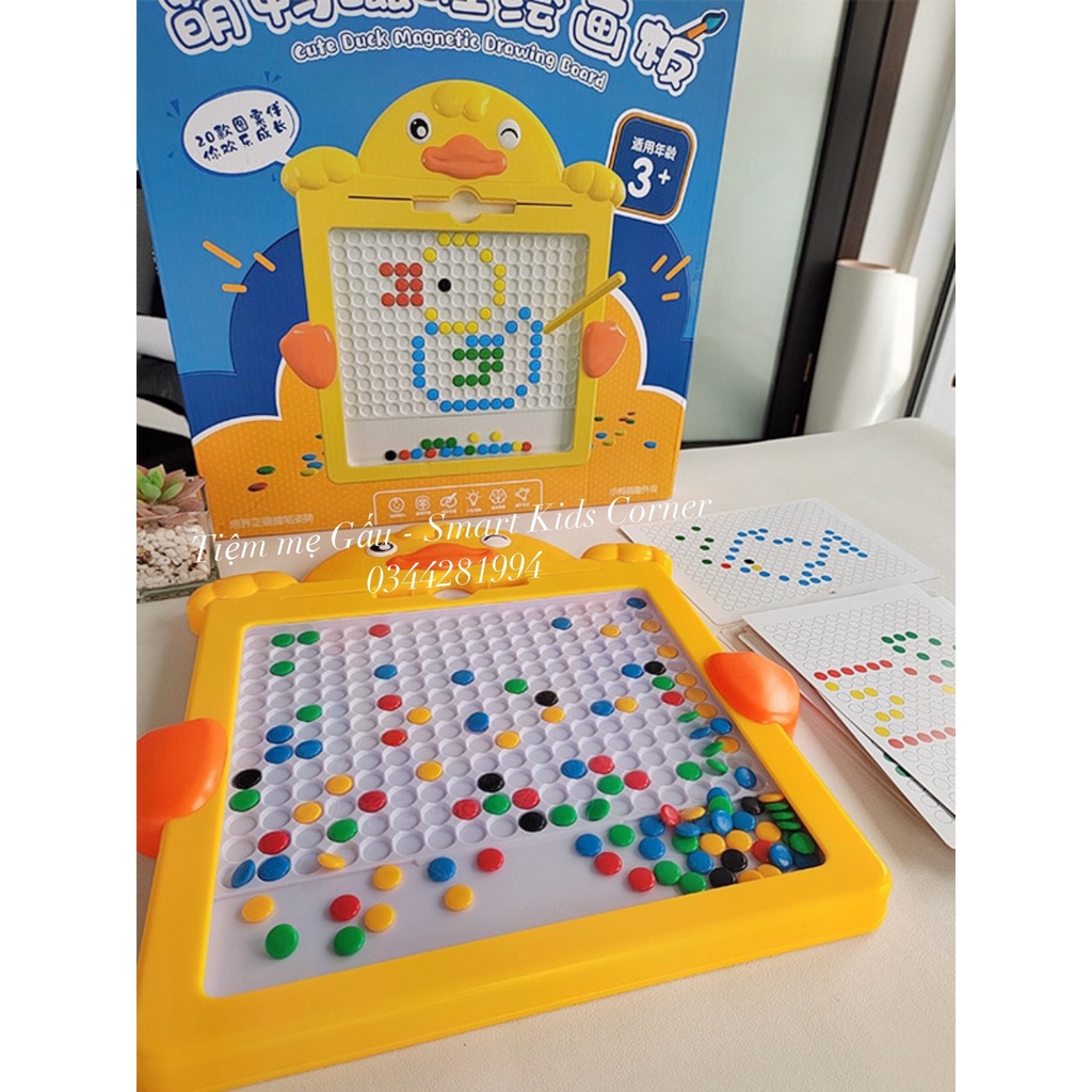 [HÀNG LOẠI 1 - SIZE TO] BẢNG VẼ NAM CHÂM, XẾP HÌNH HẠT NAM CHÂM THẾ HỆ ...