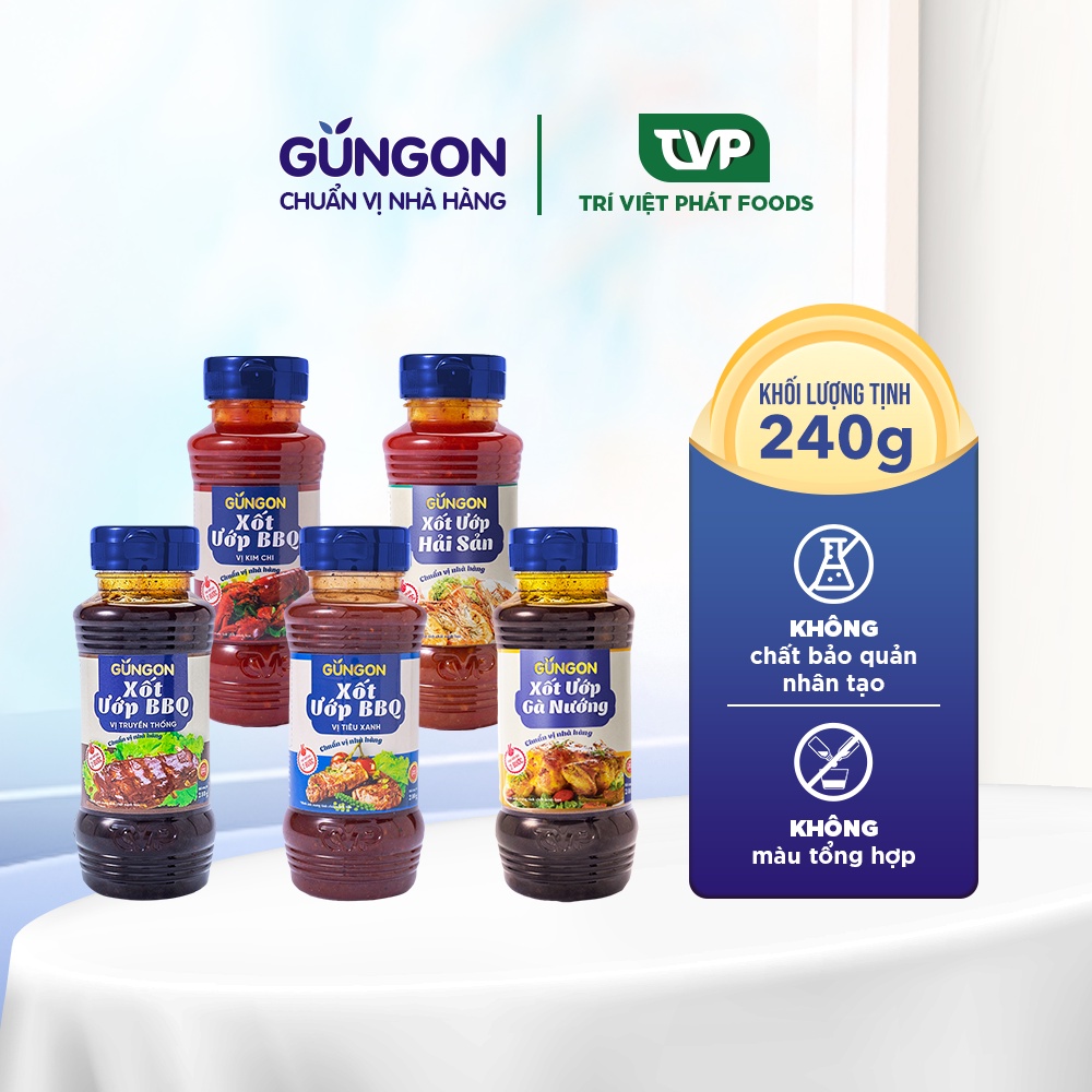 Sốt ướp thịt nướng gà nướng hải sản thịt bò GUNGON gia vị nấu ăn tiện lợi 240g | Shopee Việt Nam