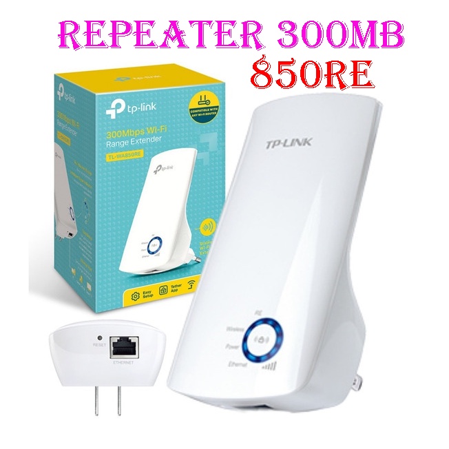 KÍCH SÓNG TP-LINK 850RE NHẬN TÍN HIỆU WIFI - RA CỔNG RJ 45 REPEATER ...