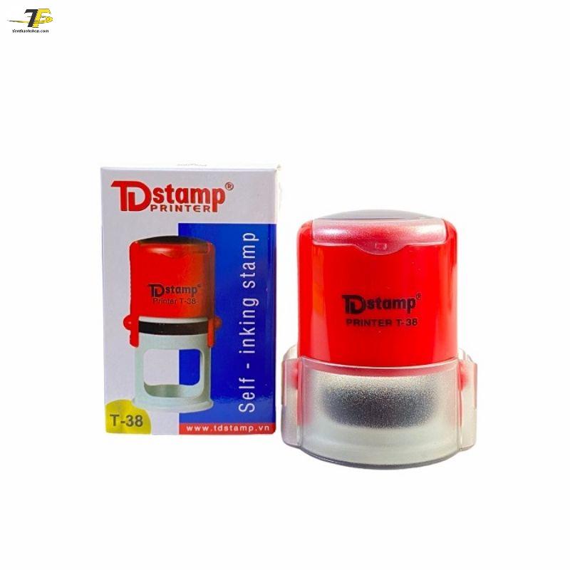Khắc dấu tròn TD Stamp T-38 38mm | Shopee Việt Nam