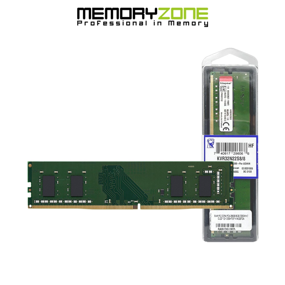 Ram PC Kingston 8GB 3200MHz DDR4 KVR32N22S8/8 | Shopee Việt Nam