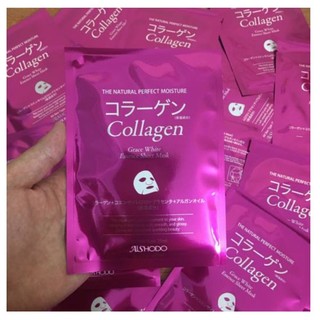 Mặt Nạ Dưỡng Da Collagen Aishodo Grace White Essence Mask 25ml | Shopee ...
