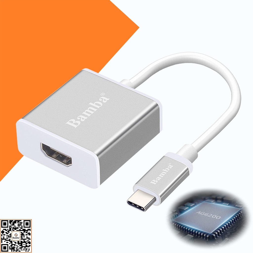 CÁP CHUYỂN USB TYPE-C RA HDMI BAMBA B5 | Shopee Việt Nam