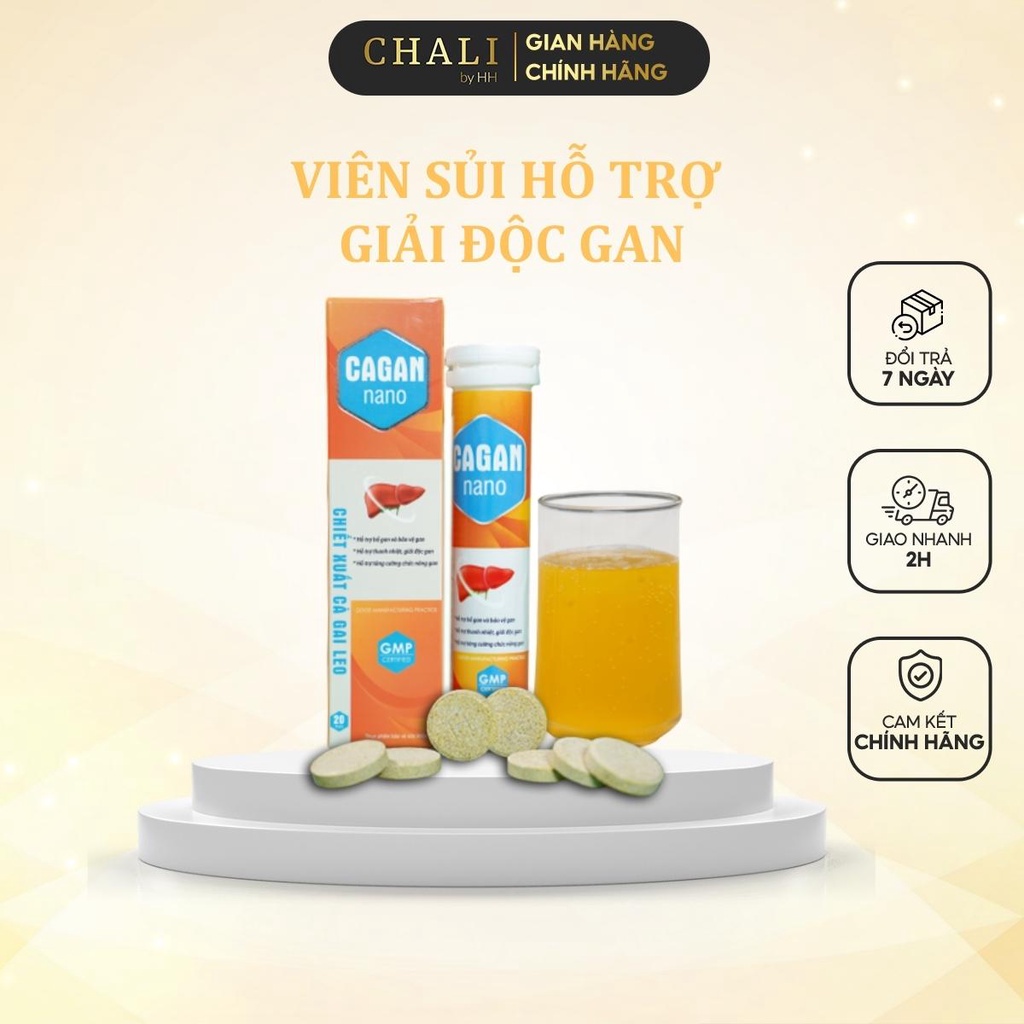 Viên Sủi Bổ Gan CAGAN nano, Thực Phẩm Bổ Sung Tăng Cường Chức Năng Gan ...