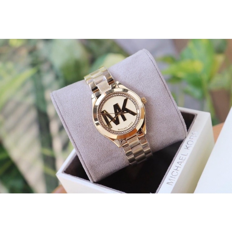 [Chính Hãng 100%] Đồng Hồ Nữ Michael Kors Mini Slim Runway MK3548 ...