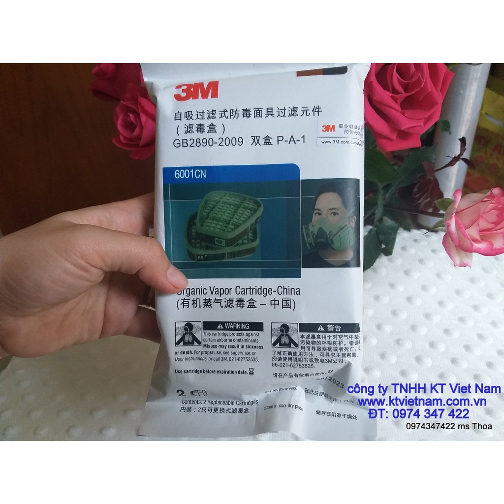 Phin lọc 3M 6001CN một gói gồm 2 cục phin | Shopee Việt Nam