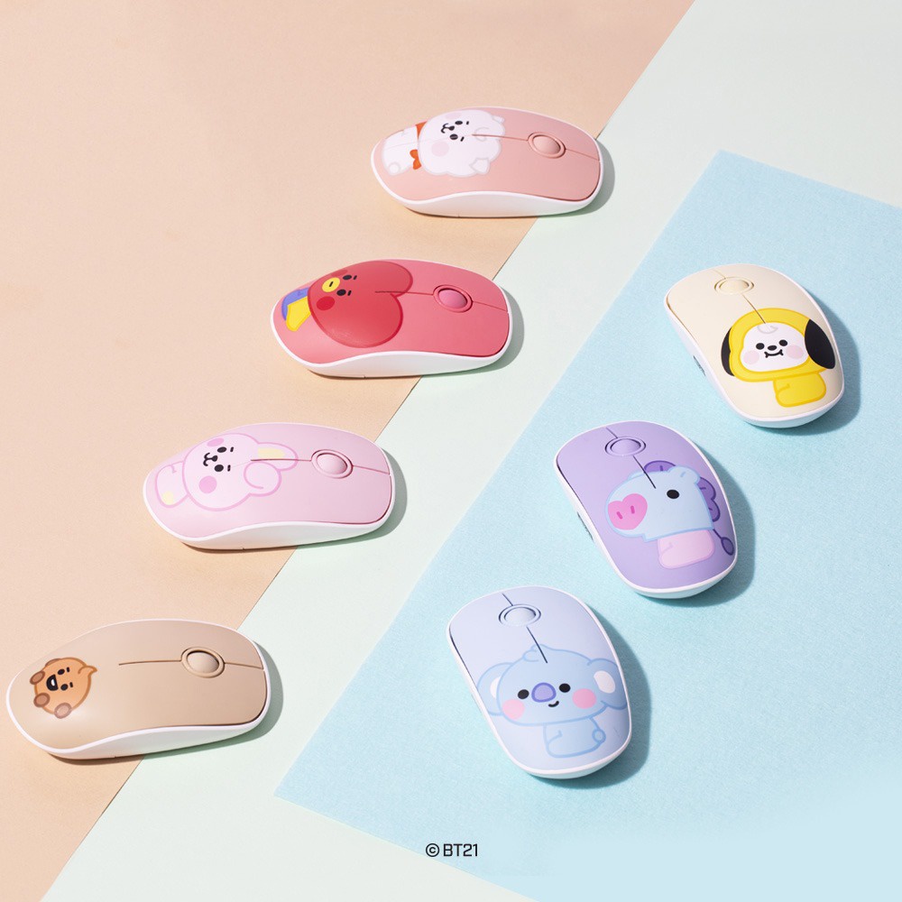 [CHÍNH HÃNG] ROYCHE X BT21 BABY NOISELESS WIRELESS MOUSE CHUỘT KHÔNG ...