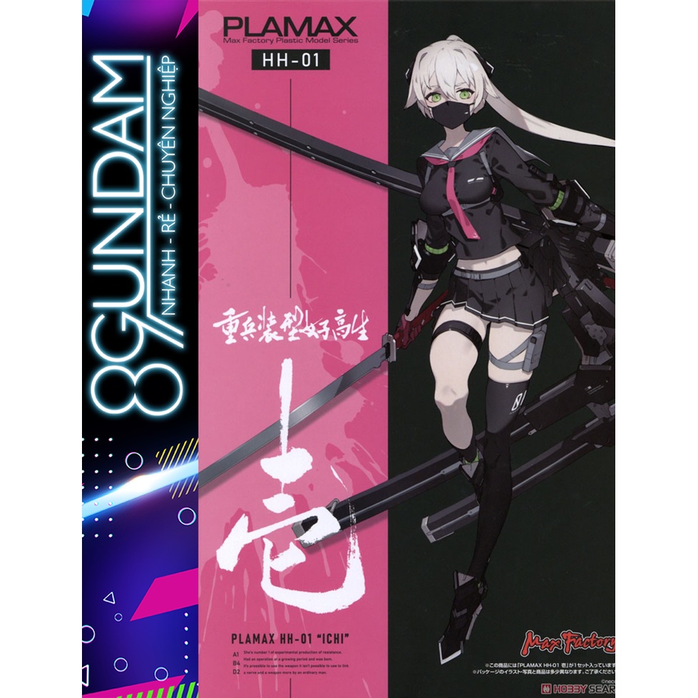 Mô Hình Lắp Ráp PLAMAX HH-01 Heavily Armed High School Girls Ichi ...