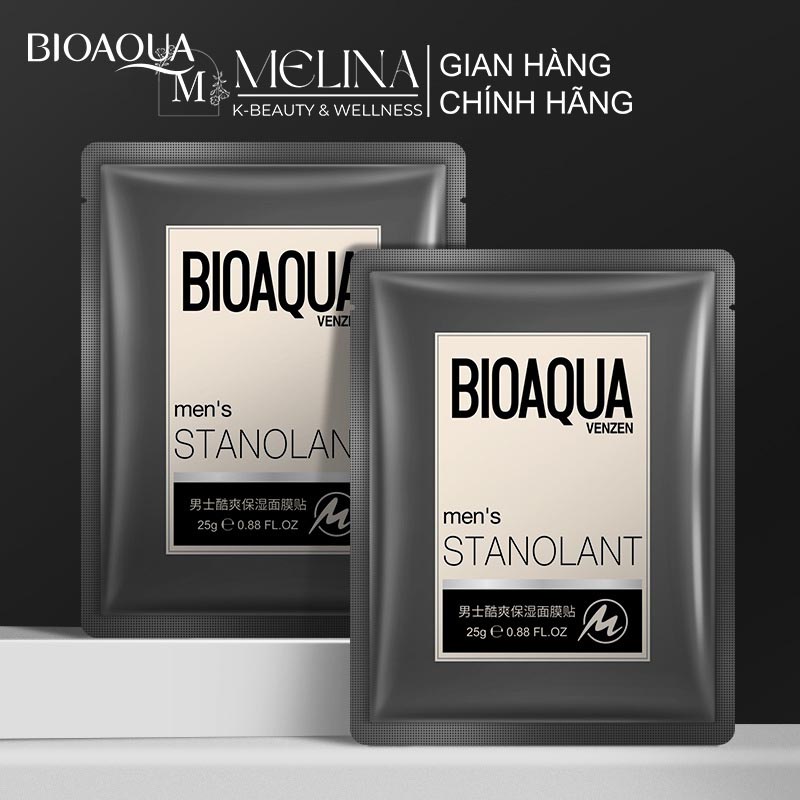Mặt Nạ Giấy 4 Trong 1 Cho Nam Giới BIOAQUA Venzen Men's Stanolant Cấp ...
