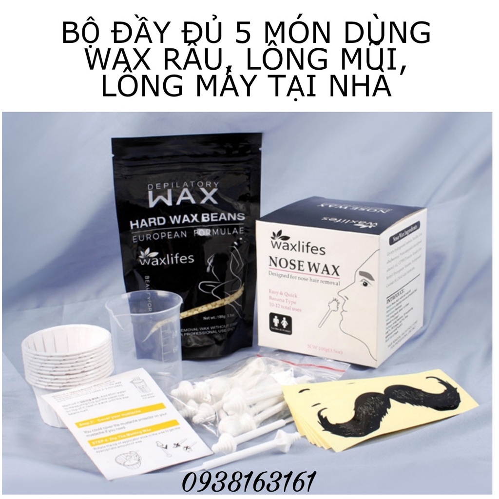 (HÀNG MỚI) 1 Bộ Đầy Đủ Wax Lông Mũi, Wax Râu, Lông Mày Dành Cho Spa ...