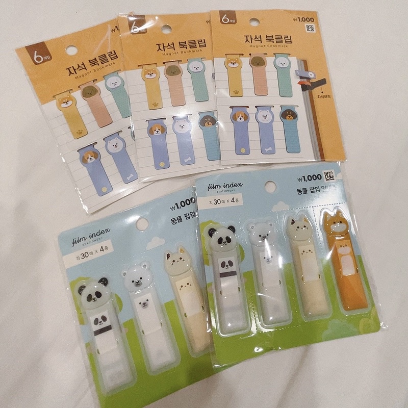 [Daiso HQ chính hãng] Bookmark nam châm kẹp sách / giấy note ghi chú ...