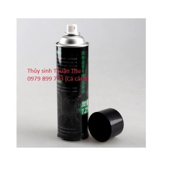 Keo xịt tạo bố cục và background thủy sinh FOAM MIUS màu đen 550ml ...
