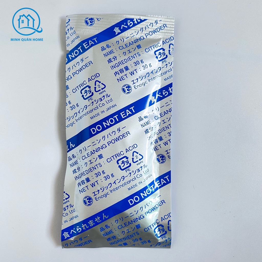 Bột Acid Citric vệ sinh máy Kangen CHÍNH HÃNG ENAGIC Gói vệ sinh máy (E-Cleaning Powder) 30g ...