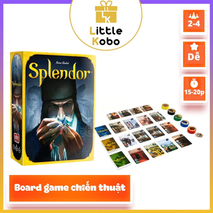 [Cao Cấp] Bộ Board Game Splendor Chip Nhựa Cứng Độc Đáo Trò Chơi Chiến ...