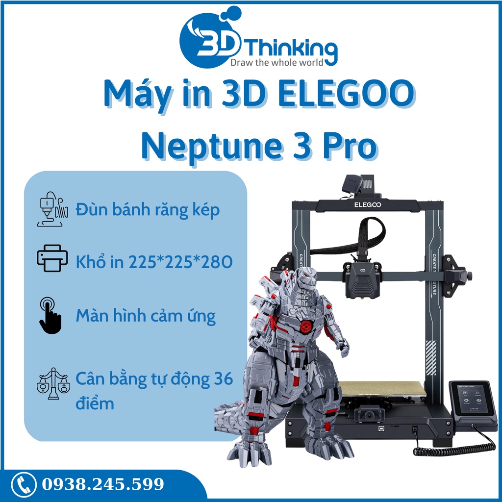 Máy in 3D ELEGOO Neptune 3 Pro - ELEGOO Neptune 3 Plus | Shopee Việt Nam