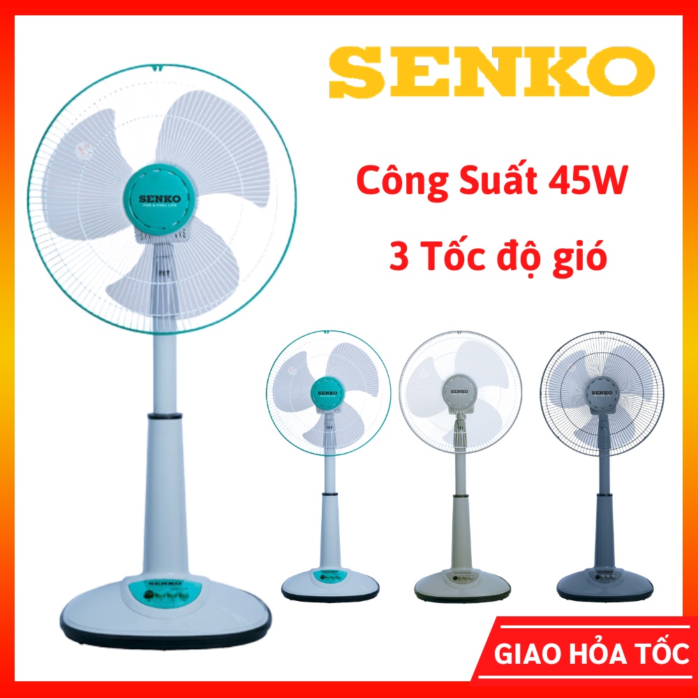 Quạt Điện Đứng Senko L1638 Chính Hãng, Công Suất 45W, 3 Tốc Độ, Lõi ...