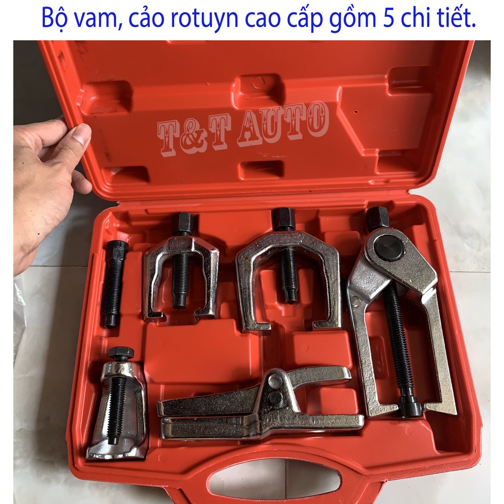 Bộ vam, cảo rotuyn cao cấp gồm 5 chi tiết, chống gỉ, ăn mòn. | Shopee ...