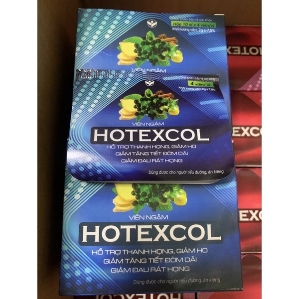 Kẹo HOTEXCOL hộp 10vĩ x 4 viên | Shopee Việt Nam