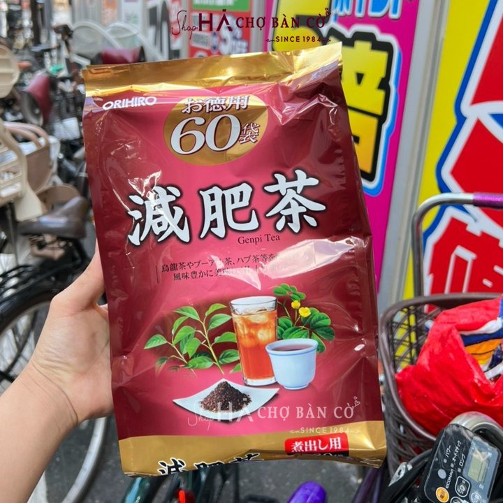 Trà Giảm Mỡ Bụng JAPAN - TPCN - ORIHIRO - Genpi Tea 3g x60 gói | Shopee ...