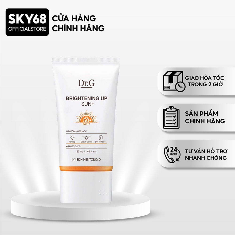 Kem chống nắng Dr.G Brightening Up Sun SPF 50PA+++ 50ml | Shopee Việt Nam