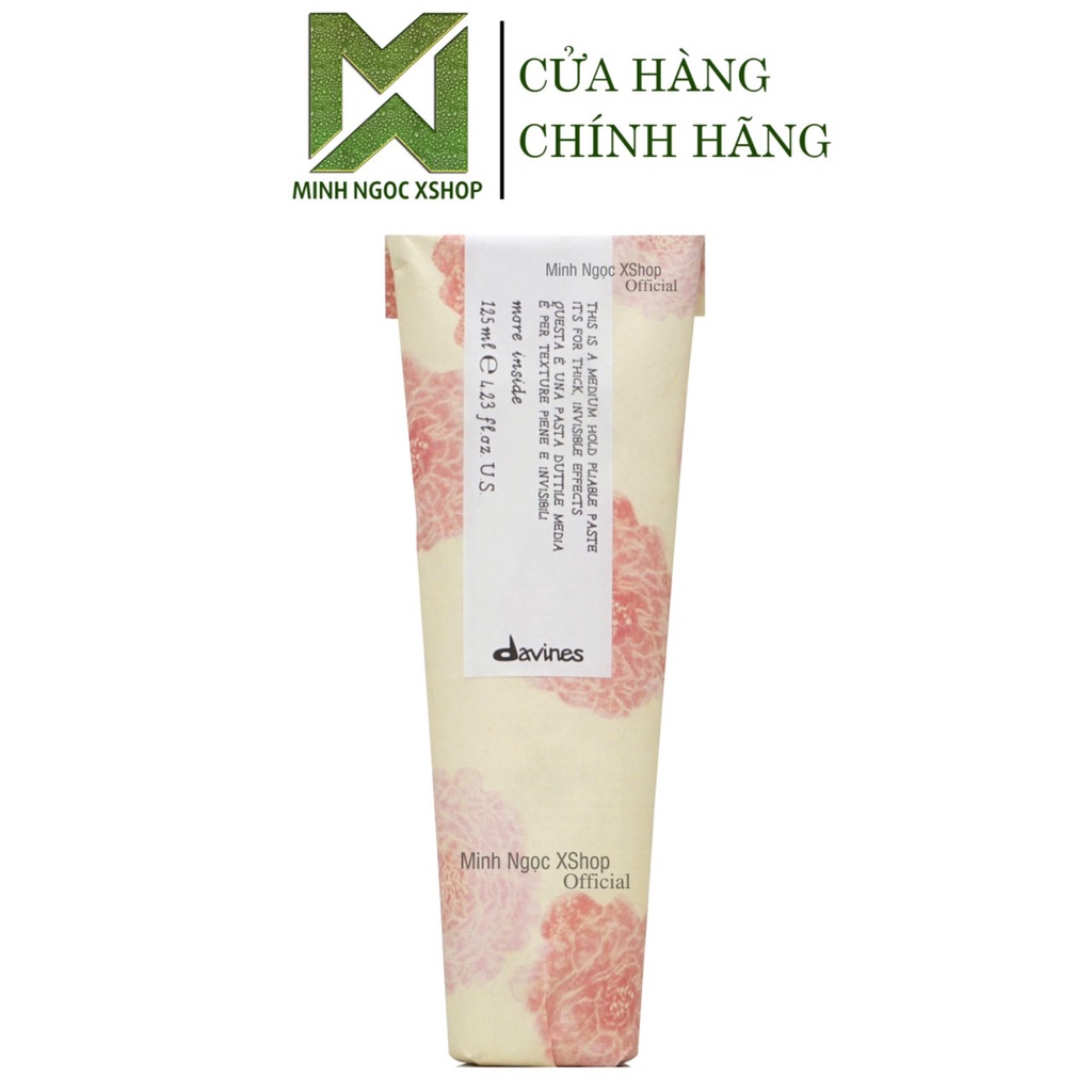 Kem đặc giữ nếp trung bình Davines Medium Hold Pliable Paste 125ML chính hãng | Shopee Việt Nam