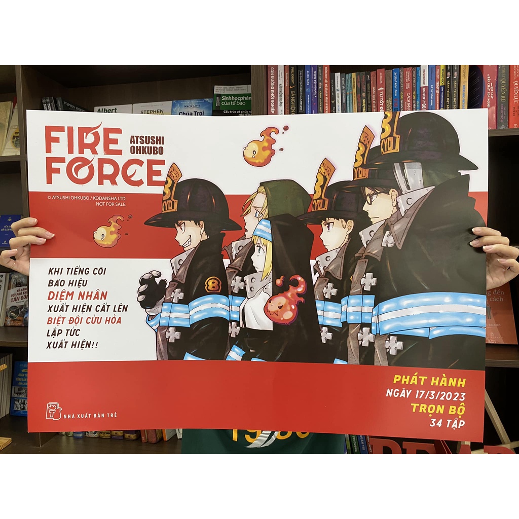Poster (quảng bá - phát hành) FIRE FORCE | Shopee Việt Nam