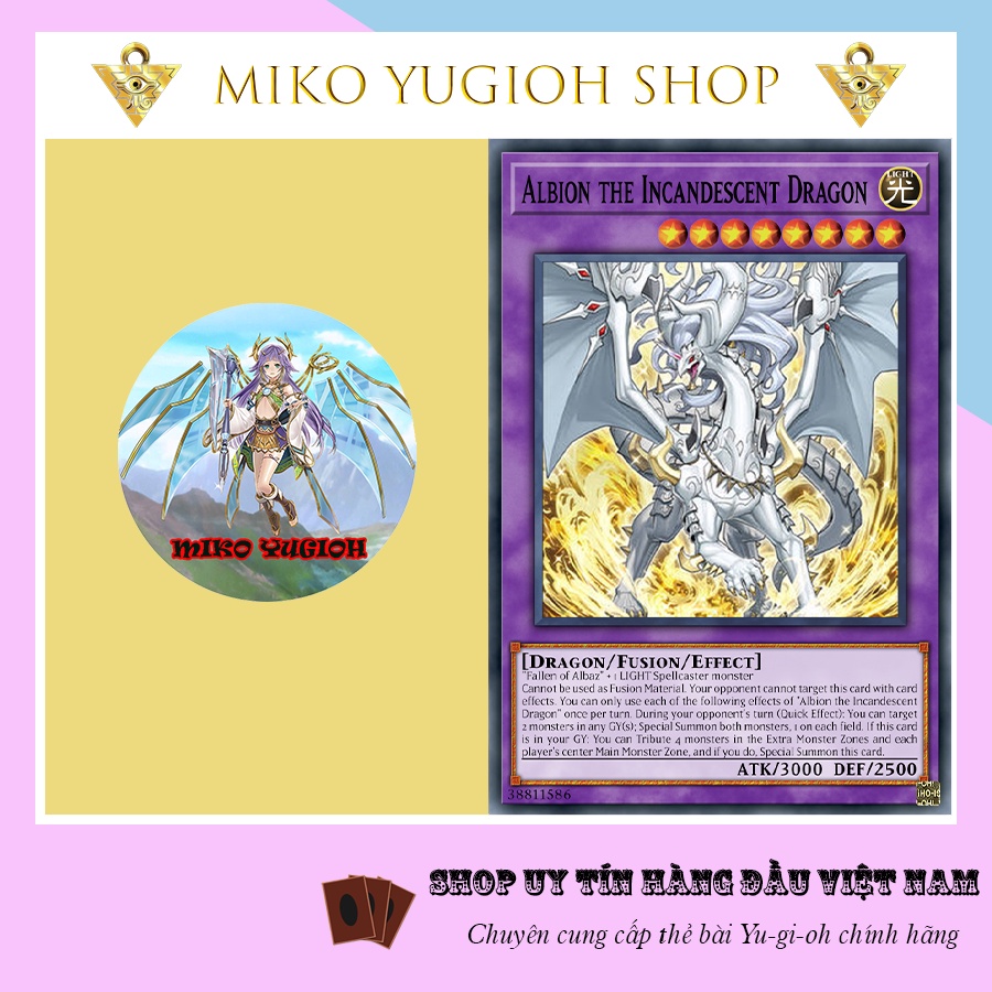 [ Miko Yugioh ] Thẻ Bài Yugioh Chính Hãng Tiếng Nhật Albion the ...