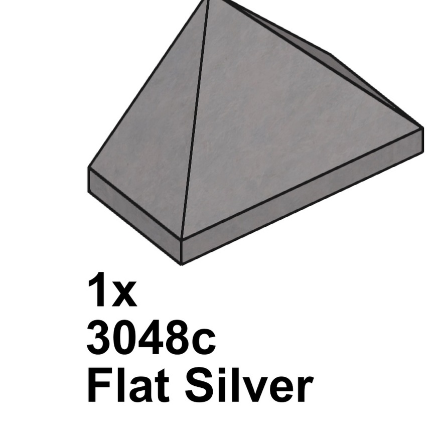 Combo 5 phụ kiện Lego Moc 3048 (xám đen ) | Shopee Việt Nam