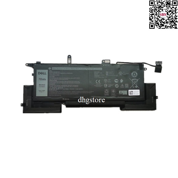 Pin laptop Dell Latitude 7400 2in1, 9471 2in1, 7146W, 78Wh | Shopee ...