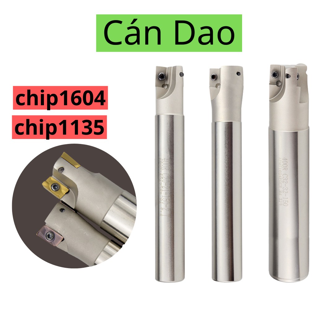 Cán dao gắn chip APMT1604,APMT1135,cán dao phay cnc, chip r0.8. | Shopee Việt Nam
