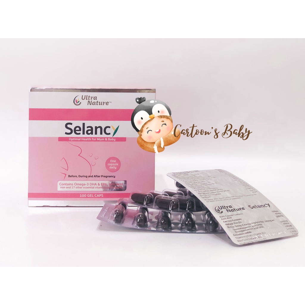 Viên Uống Tổng Hợp Bà Bầu Ultra Nature Selancy Pregnancy (Hộp) | Shopee ...