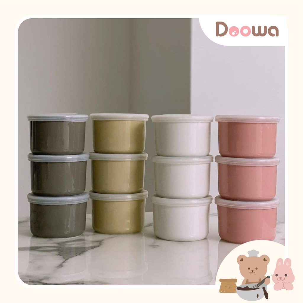 Hũ sứ đựng thức ăn Modui Bluemama Chính hãng Hàn Quốc - Bát ăn dặm Gốm ...