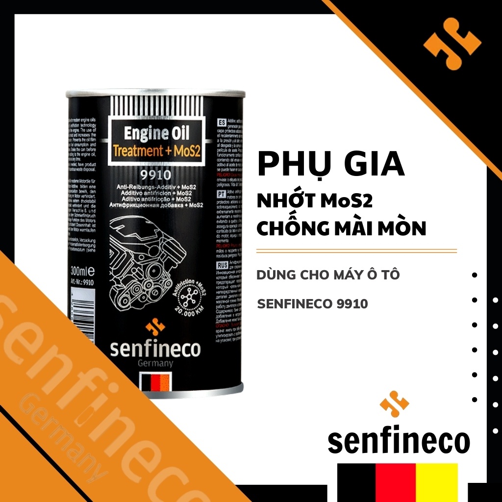 Senfineco 9910 Phụ Gia Nano Tạo Màng Nhớt Mos2 - Engine Oil Treatment ...