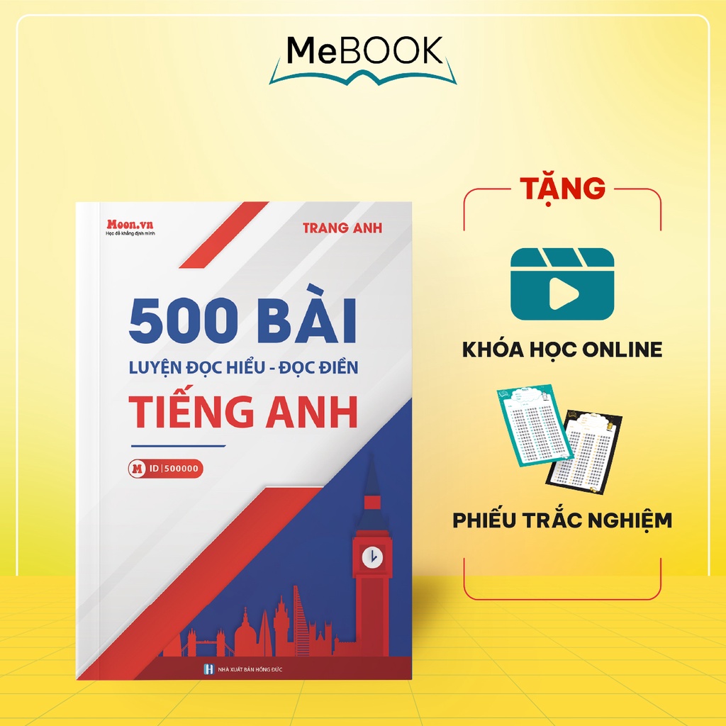 Sách Cô Trang Anh - 500 Bài Đọc Hiểu Đọc Điền Tiếng Anh Ôn Thi THPT, ĐGNL 2025 | Me Book ...