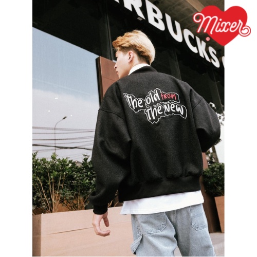 Áo khoác Bomber MIXER "The Old From The New" nam nữ basic unisex chất ...