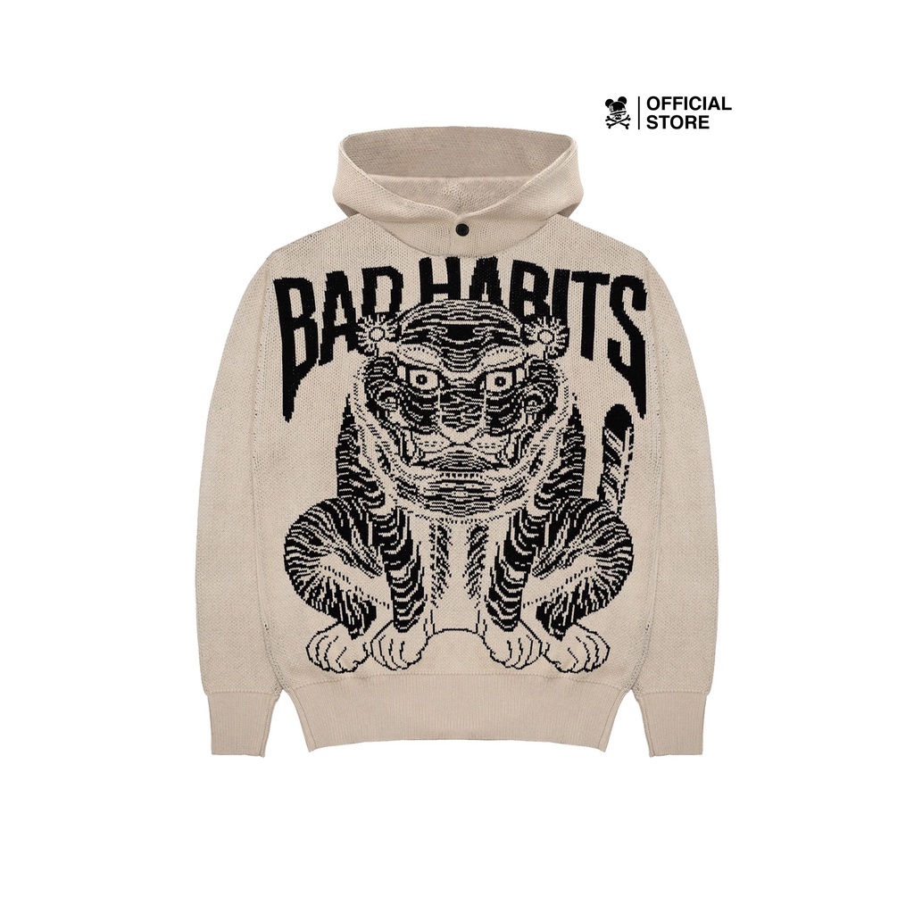 Áo Khoác Nam Nữ Bad Habits TIGER KNIT HOODIE - Local Brand Chính Hãng ...